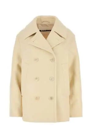 JIL SANDER Wool Jacket - Yellow