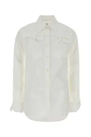 Moschino Stretch Poplin Shirt - White