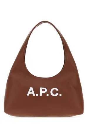 A.p.c. Mini Ninon Shoulder Handbag - Brown