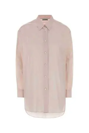JIL SANDER Lightweight Cotton Muslin Shirt