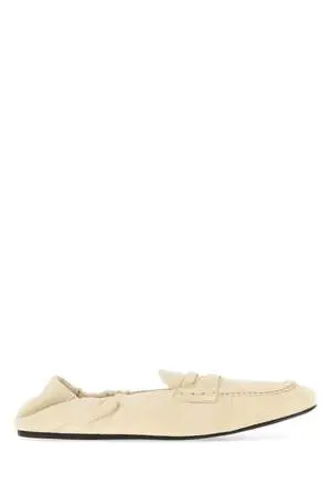 Miu Miu Suede Loafers - White