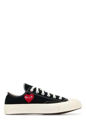 Play Comme Des Garcon Play X Converse Canvas Sneaker - Black