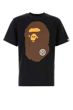 A BATHING APE Cotton Big Ape Head T-shirt - Black
