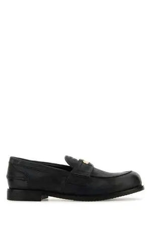 Miu Miu Leather Loafers - Exotic