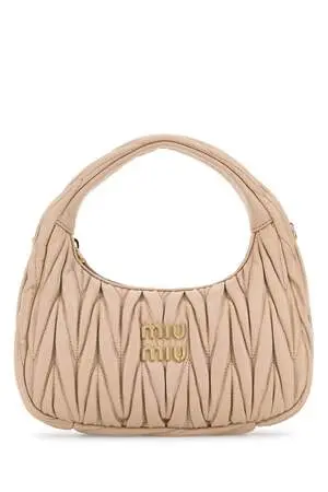 Miu Miu Mini Nappa Leather Wander Handbag - Pink