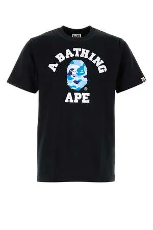 A BATHING APE Slate Cotton Abc Camo Collage T-shirt For - Black
