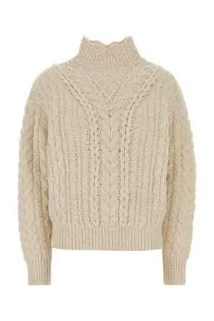 Isabel Marant Étoile Bolinea" High Neck Cable Knit Sweater