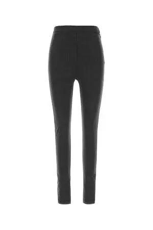 JIL SANDER Graphite Stretch Virgin Wool Blend Pant - Grey