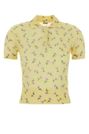 JIL SANDER Printed Cotton-blend Polo Shirt - Floral