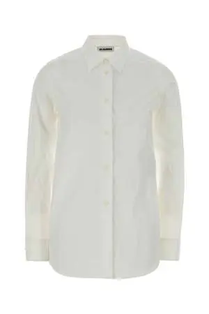 JIL SANDER Cotton Poplin Button-front Shirt