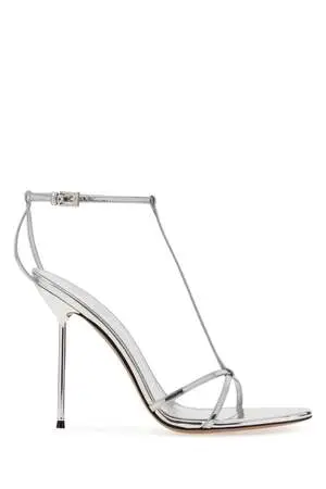 Paris Texas Lidia T-strap High Heel Sandals In Leather