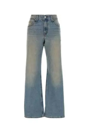 LEVI'S Denim Wide-leg Jeans - Light Blue