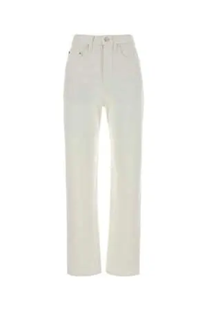 JIL SANDER Straight Leg Jeans - White