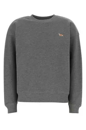 Maison Kitsuné Cotton Sweatshirt - Grey