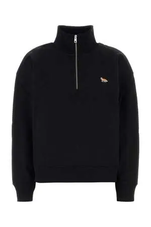 Maison Kitsuné Half Zip Sweatshirt