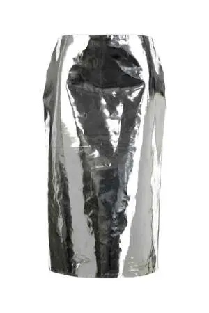 JIL SANDER Ovine Leather Mini Skirt