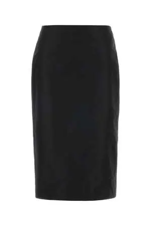 JIL SANDER Midi Skirt In Faille With Satin-like Luster
