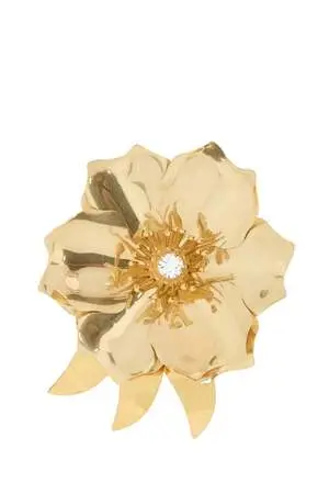 Miu Miu Metal Pin 8 Cm X 8 Cm Mini - Gold