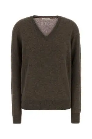 THE ROW Cashmere V-neck Sweater