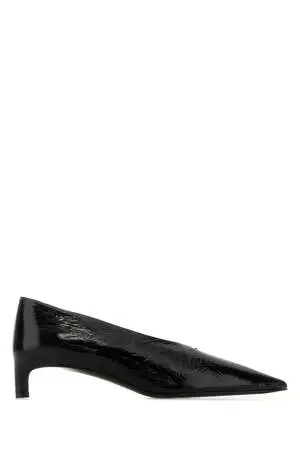 JIL SANDER Leather Pumps With 4 Cm Heel