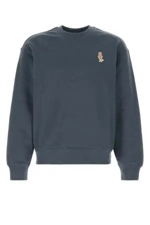 Maison Kitsuné Air Force Cotton Sweatshirt - Blue