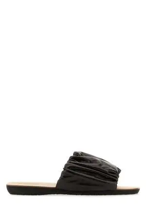 JIL SANDER Leather Slippers For - Brown