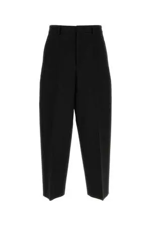 Valentino Garavani Wool Blend Pants For - Black