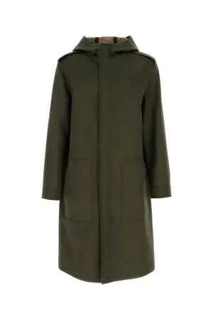 Valentino Garavani Cotton Trench Jacket - Green