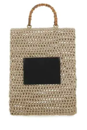 JIL SANDER Rope Medium Shopping Handbag - Beige O Tan