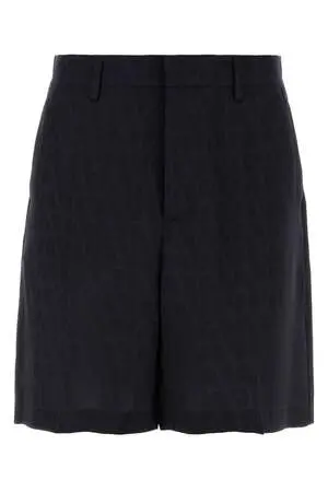 Valentino Garavani Iconographic Print Silk Bermuda Shorts