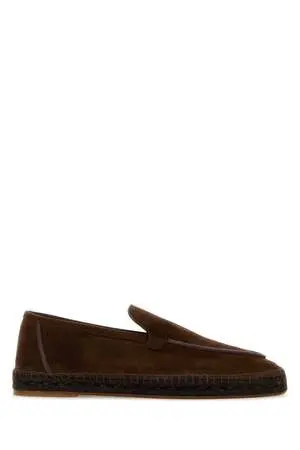 CastaÑer Chocolate Suede Neals Espadrilles - Brown