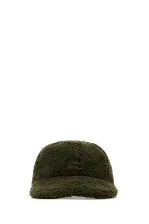 Miu Miu Miu Miu Pile Baseball Cap Green