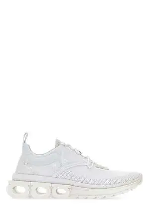 FERRAGAMO Tech Knit Nima Sneaker - White