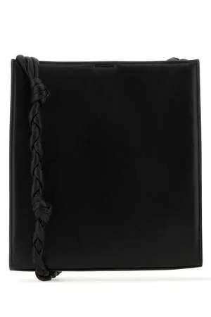 JIL SANDER Braided Leather Shoulder Bag