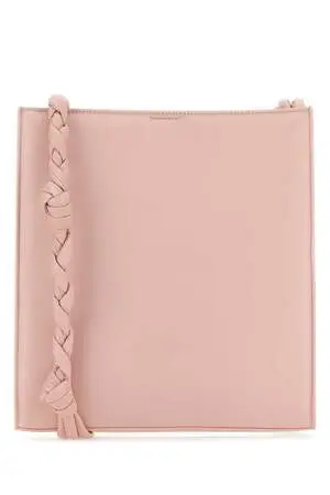 JIL SANDER Tangle Leather Shoulder Handbag 25 Cm X 27 Cm X 3 Cm - Pink