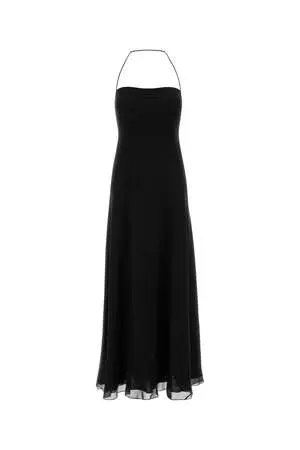 THE ROW Crepe Javier Dress - Black