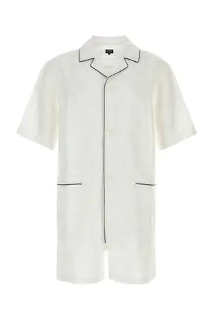 Zegna Linen Pyjama Set - White