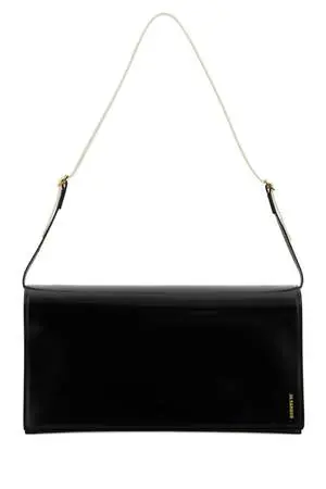JIL SANDER Medium Leather Shoulder Handbag With Adjustable Strap, 29 X 16 X 10 Cm - Black