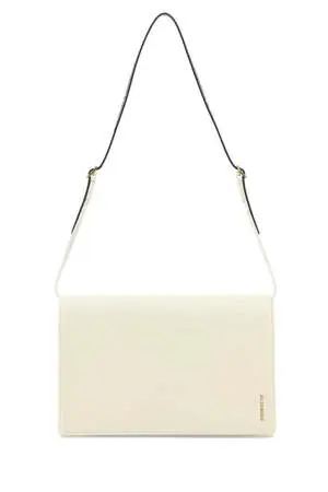 JIL SANDER Mini Leather Shoulder Handbag - White