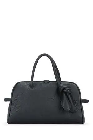 Jacquemus Le Petit Turismo Mini Calf Leather Handbag - Black