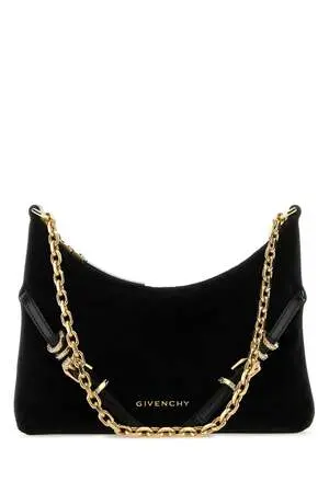 Givenchy Velvet Shoulder Handbag With Chain Strap