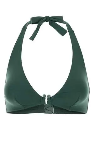 ERES Eres Noctambule Stretch Nylon Bikini Top Green