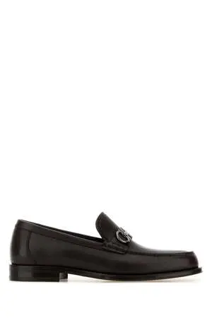 FERRAGAMO Teatro Leather Loafers