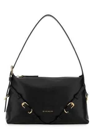 Givenchy Mini Voyou Leather Shoulder Handbag - Black