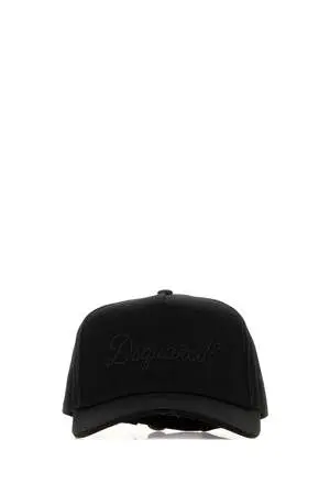 Dsquared2 Cotton Baseball Cap For - Black