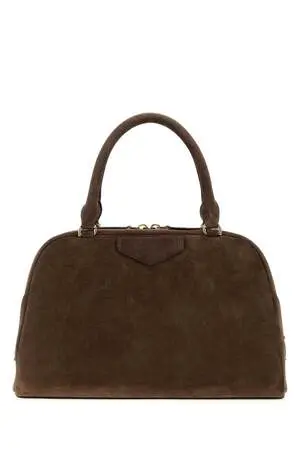 Givenchy Medium East-west Soft Suede Antigona Handbag With 32 Cm Width - Brown