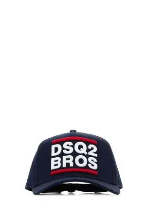 Dsquared2 Midnight Cotton Baseball Cap - Blue