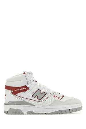 NEW BALANCE 650 Leather And Suede High Top Sneakers - Multicoloured