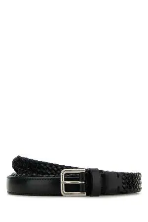 Dolce & Gabbana 2.5 Cm Leather Belt For - Black