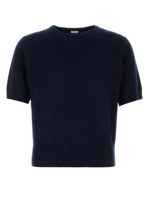 JIL SANDER Wool-cashmere Knit Sweater For - Blue